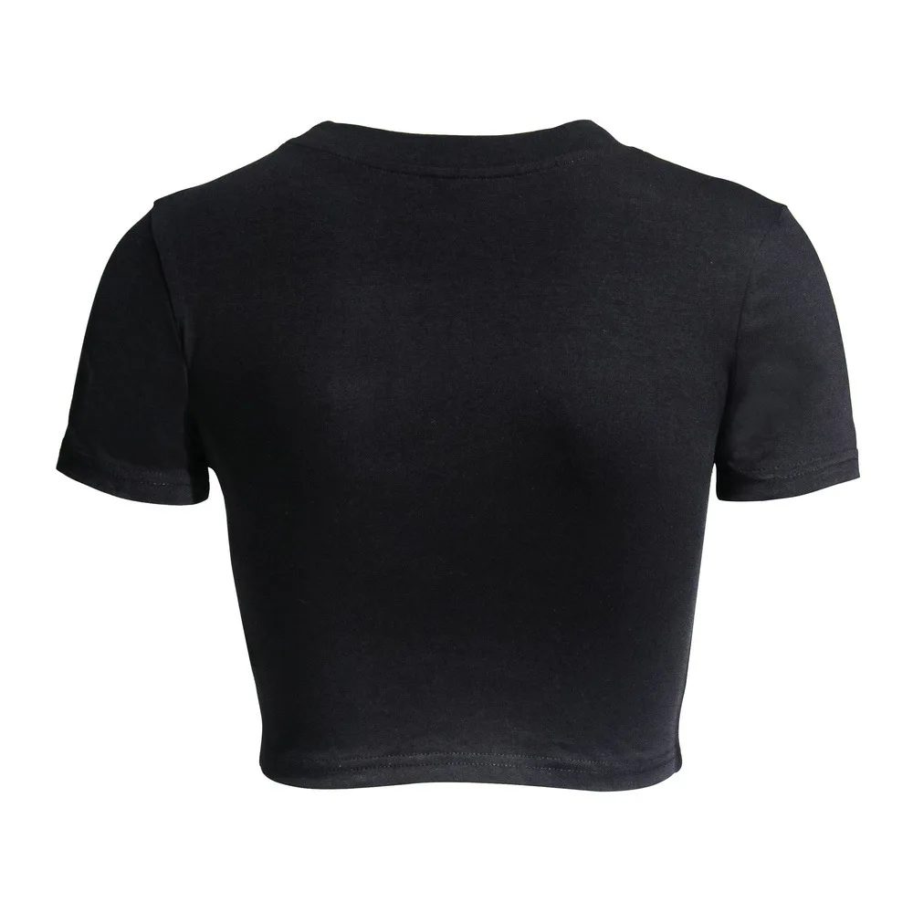 Shop Our Low MOQ Custom Bling Cropped Tops with Rhinestones