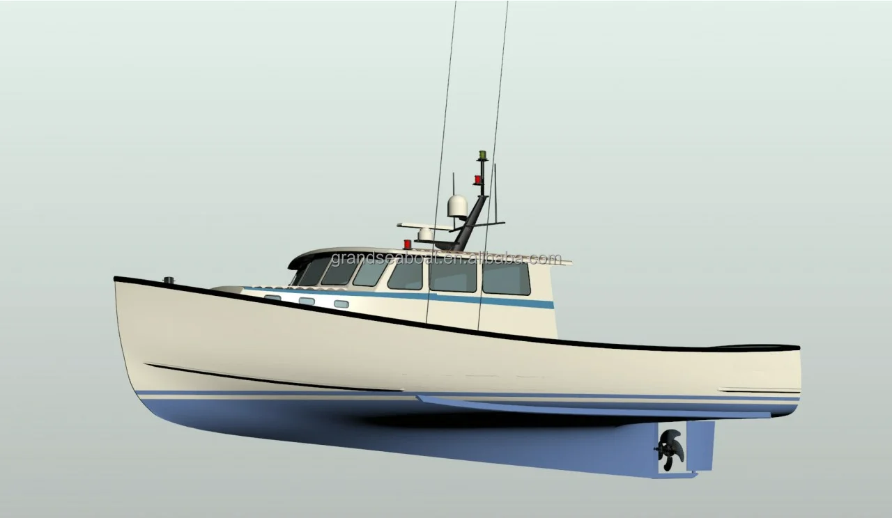 Grandsea 14m Commercial Maine Lobster Trawling Boat for Sale