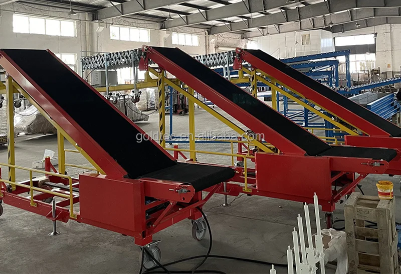 Goldtec Telescopic Belt Conveyor - Efficient Loading/unloading