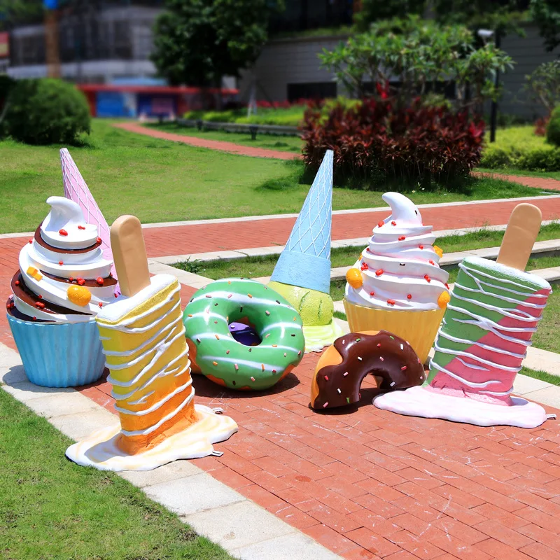 Tall Huge Customized Giant Soft Ice Cream Sculptures - Buy Customized ...