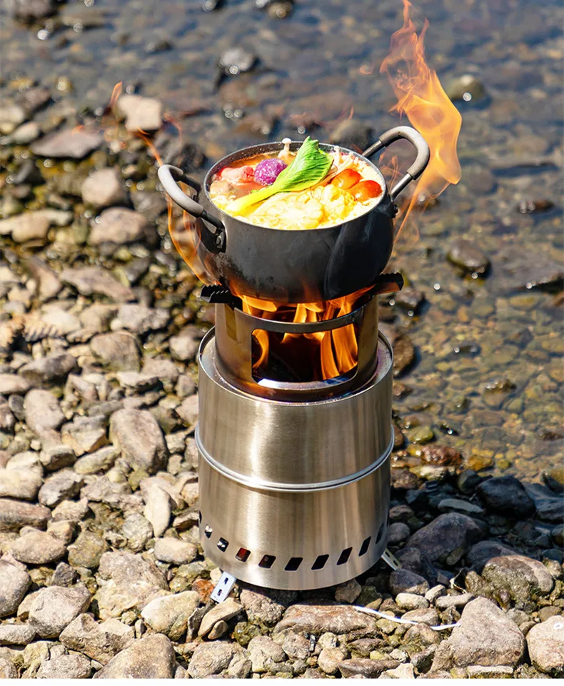 Mini Portable Wood Burning Stove - Perfect for Camping