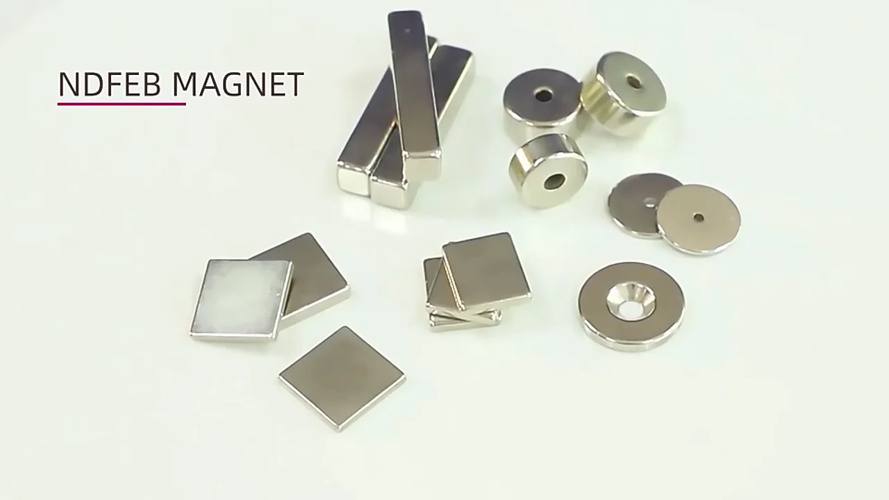 Small Super Strong Block Magnetic Neodymium Mini Black Square Permanent ...