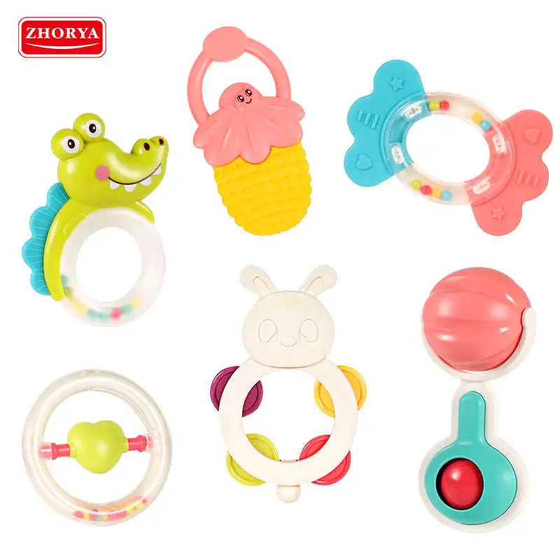 Zhorya Latest Colourful Plastic Bead Rabbit Tiny Small Sensory Soft ...