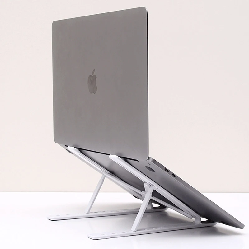 16 Inch Plastic Adjustable Portable Black White pink Laptop Stand ...