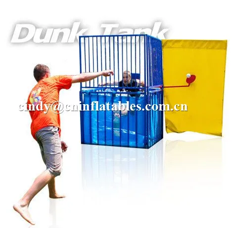 Double Dunk Tank - Interactive Inflatable Game Carnival