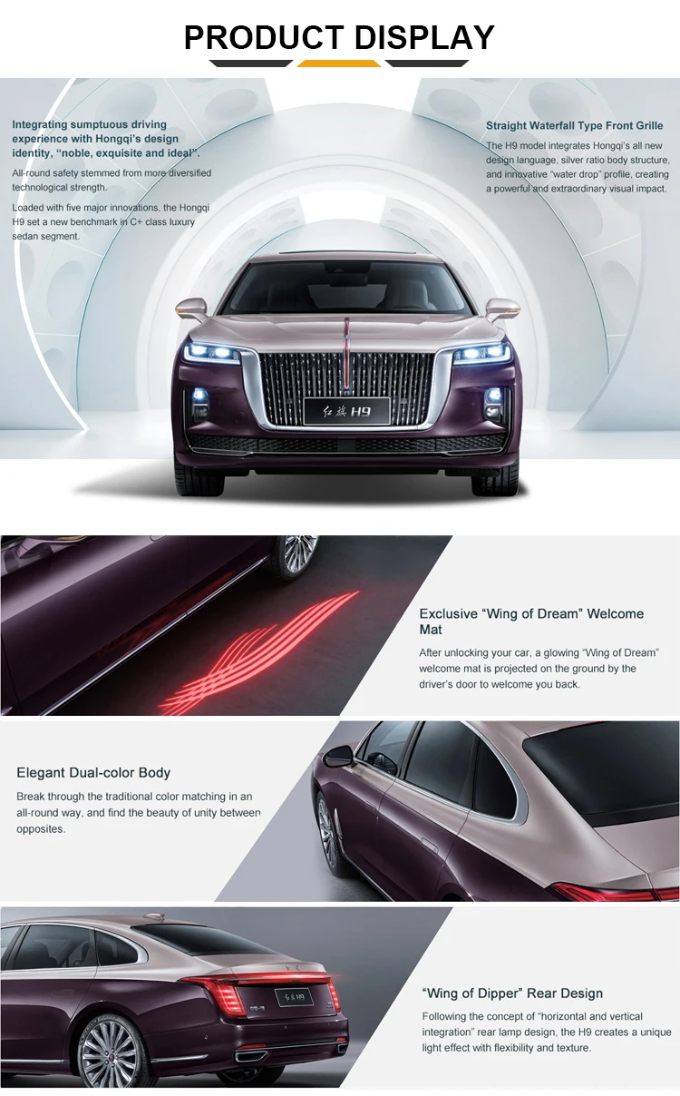 FAW Hongqi H9 Sedan - Luxury Chinese Automatic Car Sale