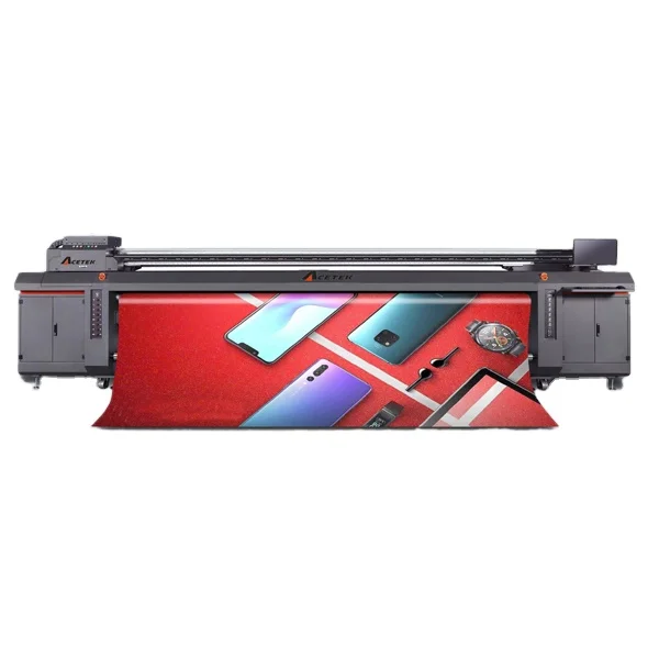 Acetek large format 5m uv roll to roll printer with konica 1024i print ...