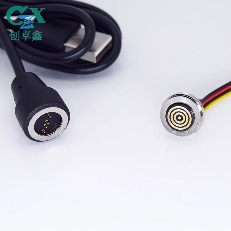 4pin Charging 360 Blind-mating Connector 5v2a Pogo Pin Magnetic ...