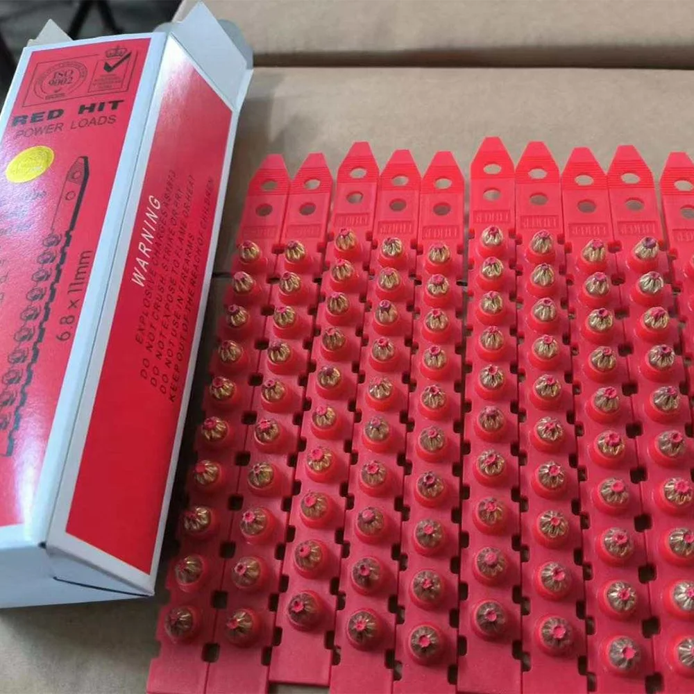 Red Hit Shooting Nail Power Load And Concrete Nail Drive Pin And Power Load Strip S1jl Nk32 ...