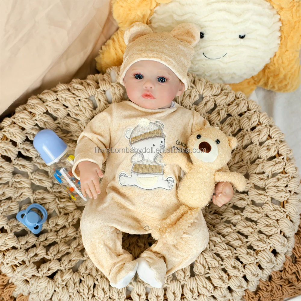 Lifereborn Hand- Painted Hair Reborn Baby Dolls Soft Huggable Cloth ...