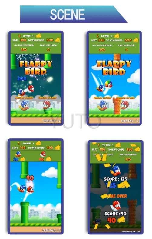 Flappy Bird High Score Screenshot 500