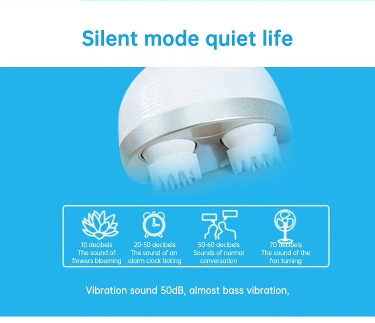 Hot Sale Waterproof Handheld Scalp Massager Electronic Portable Head ...