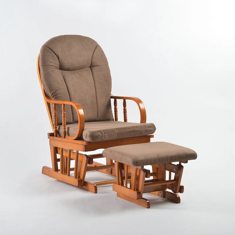 Night time Breastfeeding baby Nursery Nursing Rocking Chair Moder Nurse ...