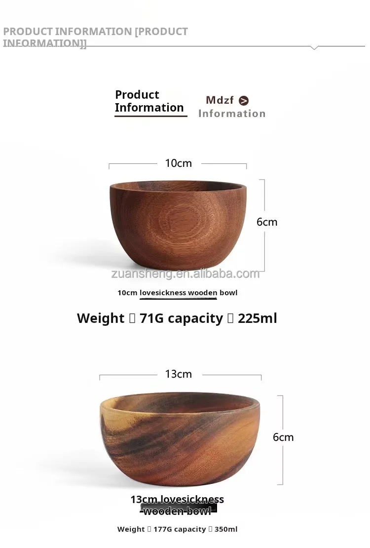 Solid Wood Texture Logo Custom Whole Piece Of Acacia Wood Food Fruit ...