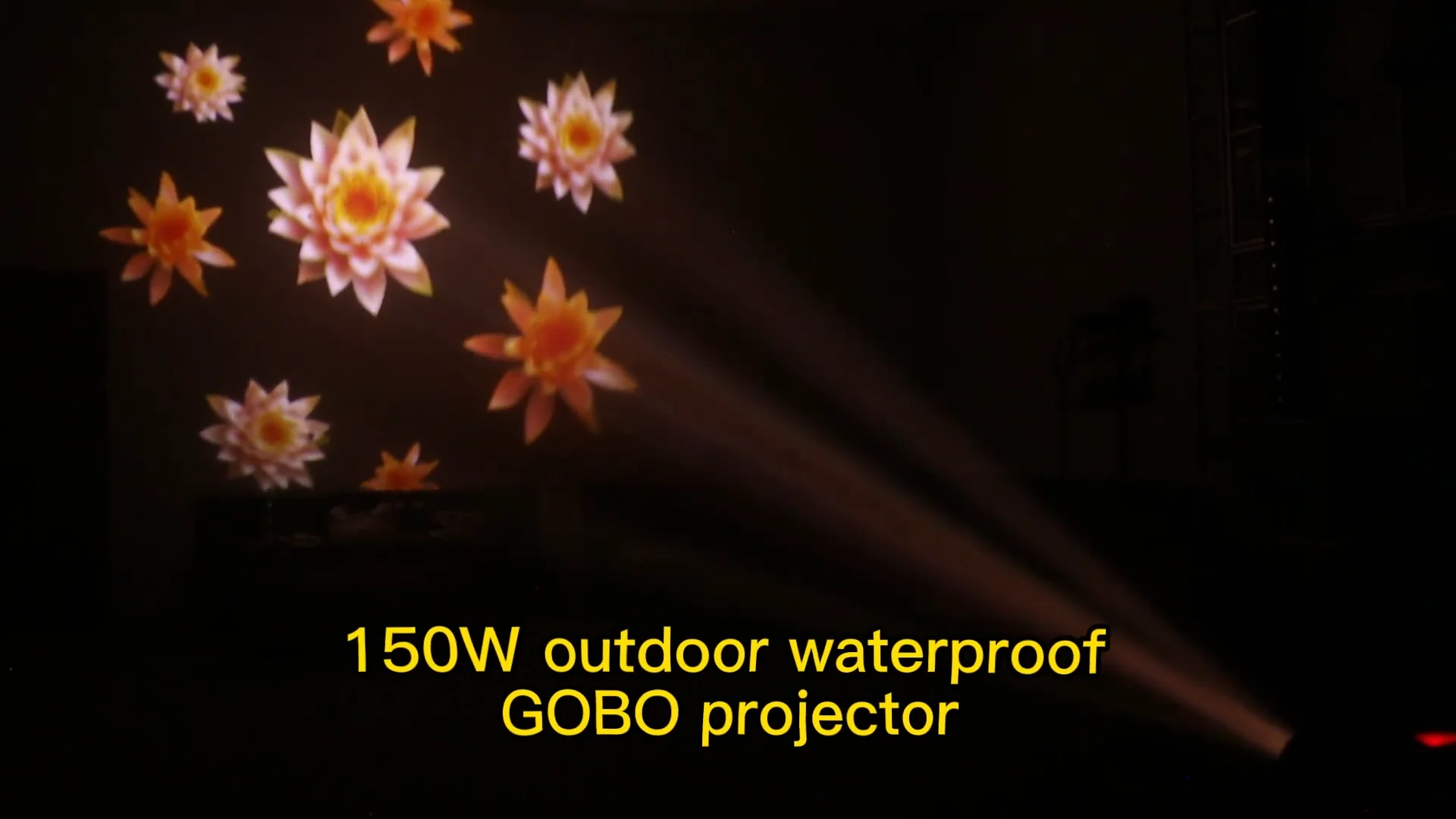 150w Gobo Projector Outdoor Ip66 Brightness Advertising Led Logo Light ...