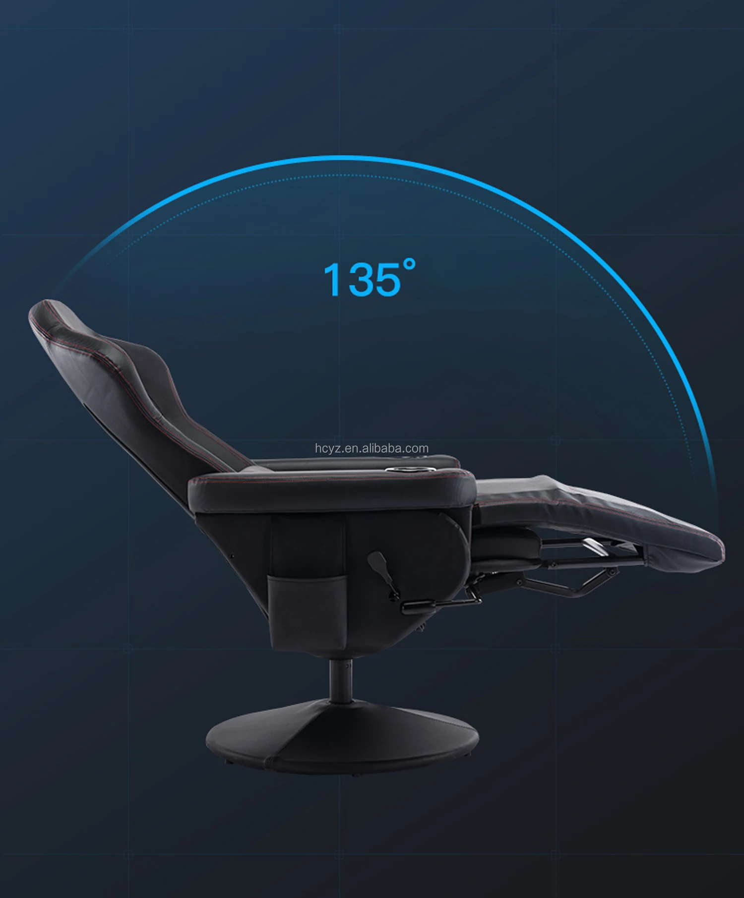 Popular Gaming Sofa - Ergonomic Luxury Chair with Cup Holder