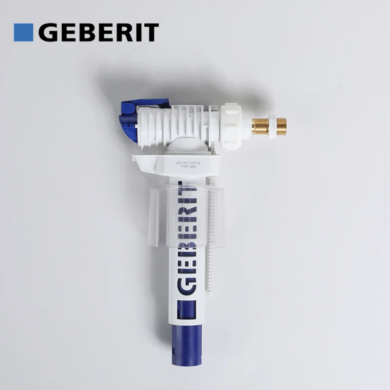 GEBERIT Typ380 3/8" Brass Nipple Side Connection Inlet Valve for Toilet ...