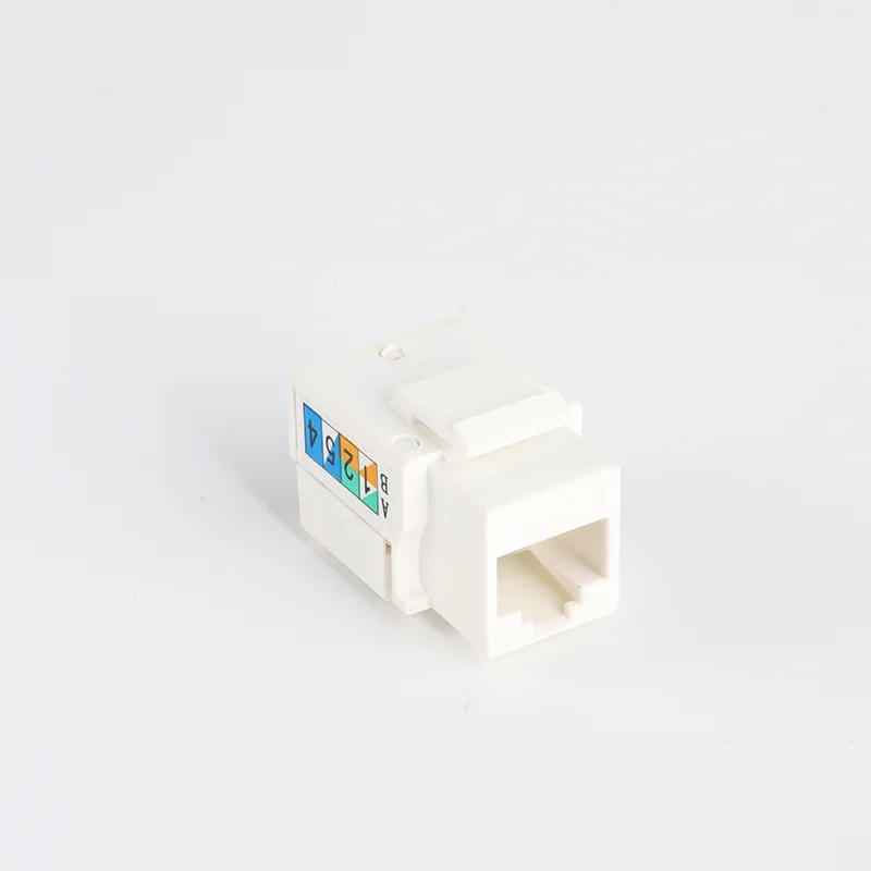 Rj45 cat5e cat6 cat6a UTP network keystone jack for lan cable keystone ...
