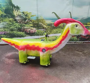 Amusement Park Coin Operated Animatronic Kids Robot Dinosaur Rides ...