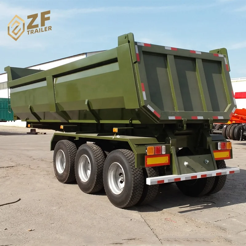 Semi Trailer End Dump Truck