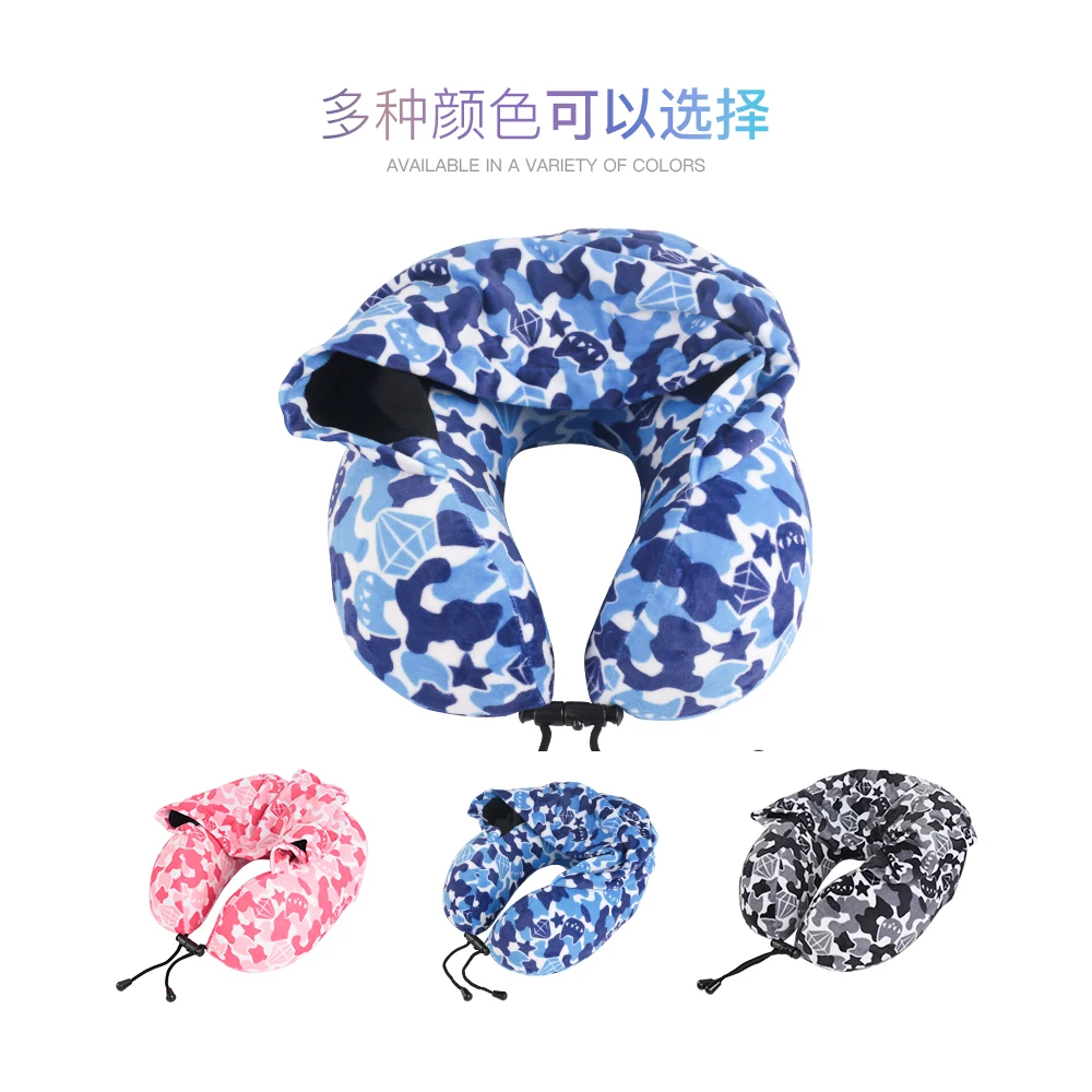 Neck Pain Orthopedic Cervical Headrest Sleeping Hoodie Airline Memory ...