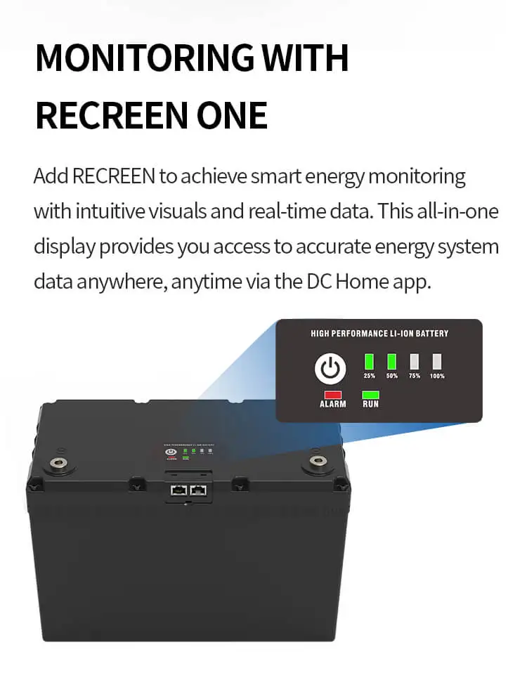 Urgely 24v 12v 100ah Smart Lithium Iron Phosphate Lifepo4 Deep Cycle Marine Trolling Motor ...