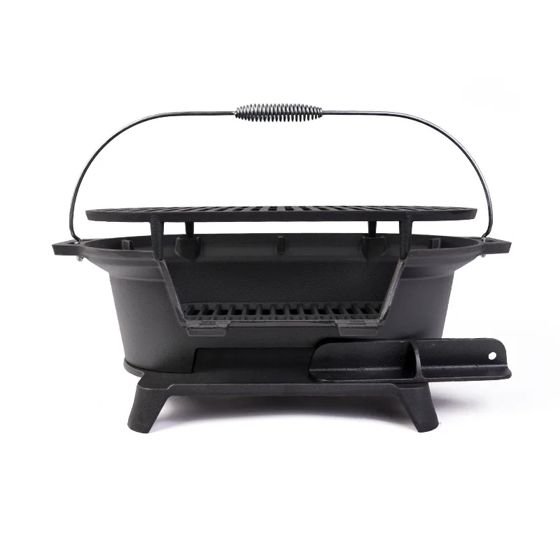 Japanese Hibachi Grill - Portable Cast Iron BBQ Stove