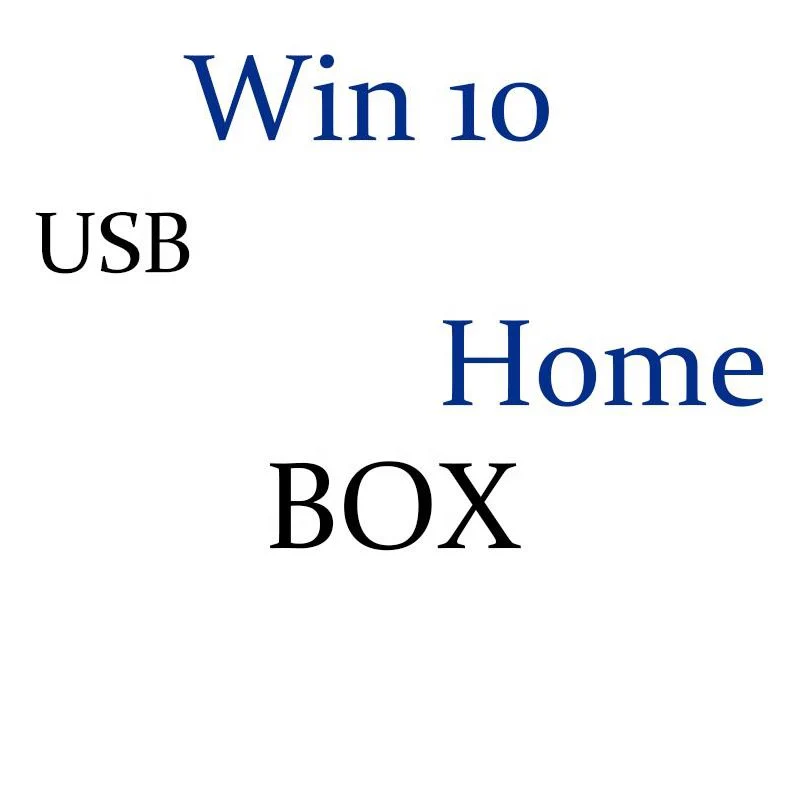 Genuine Win 10 Home Usb Box Win 10 Home Usb Full Package Win 10 Home ...