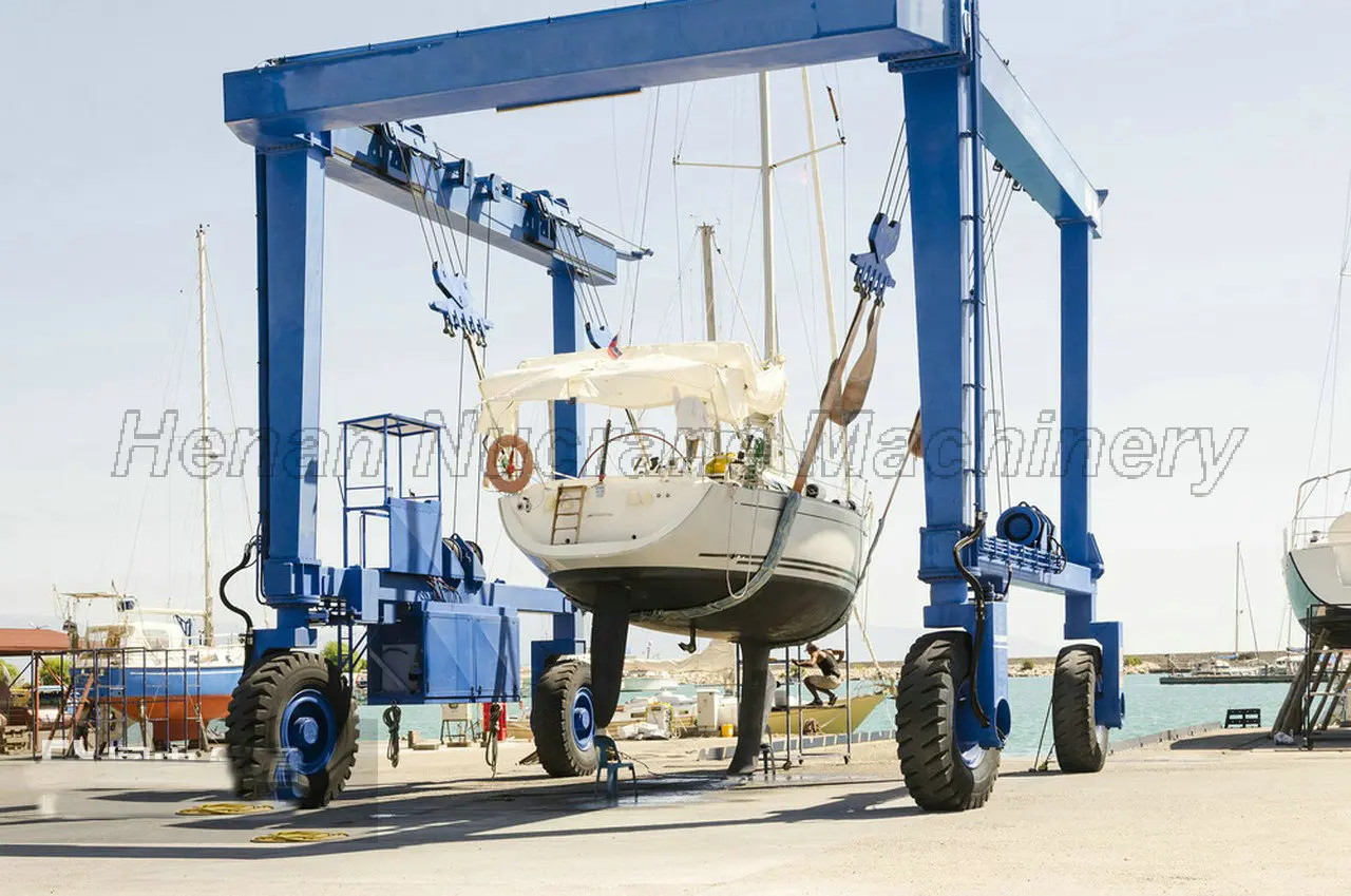 Customized Span Dual Speed Lifting Safety Locking Shipyard Specific ...