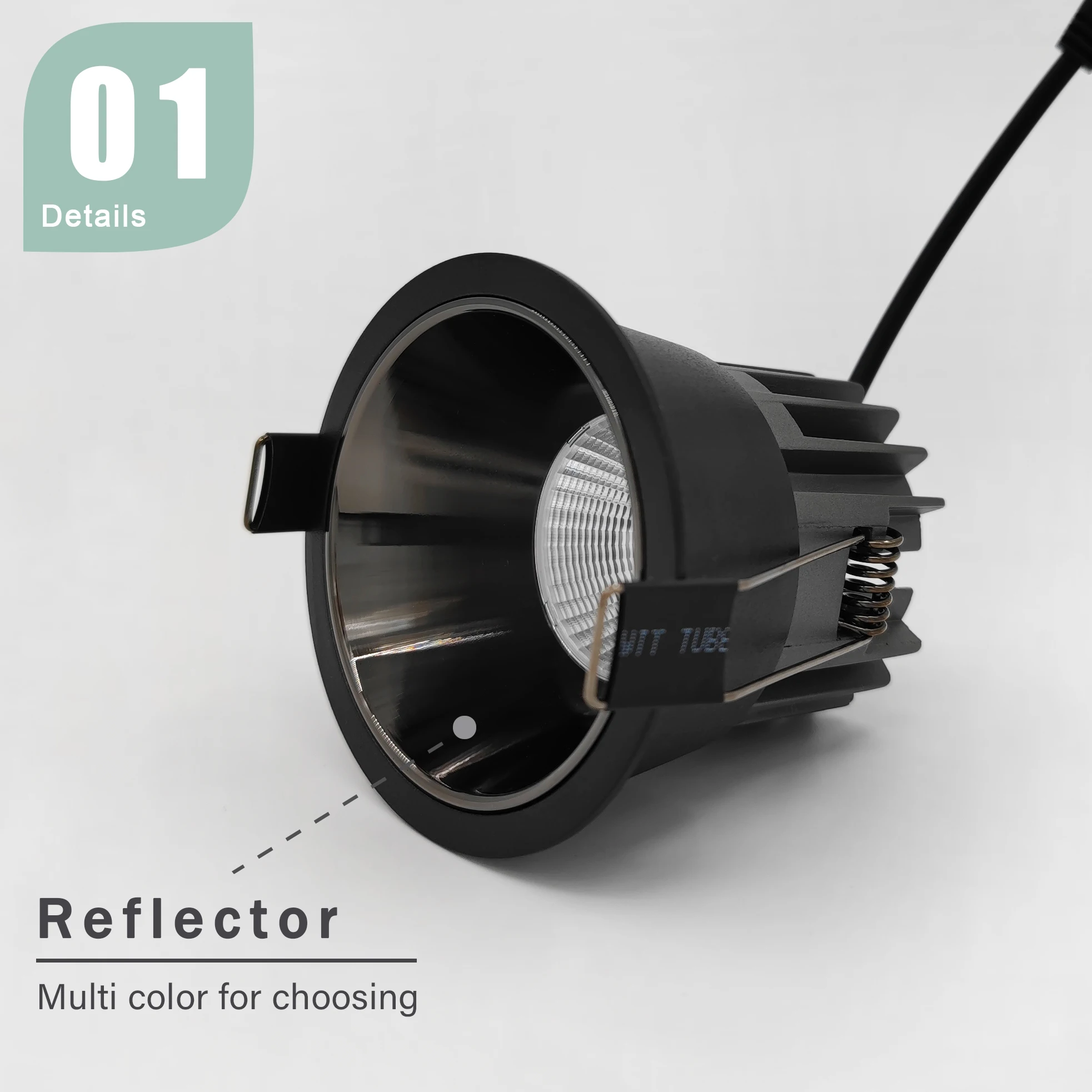 Small 5W 7W Spotlight Deep Antiglare Downlight Ceiling Indoor LED COB ...