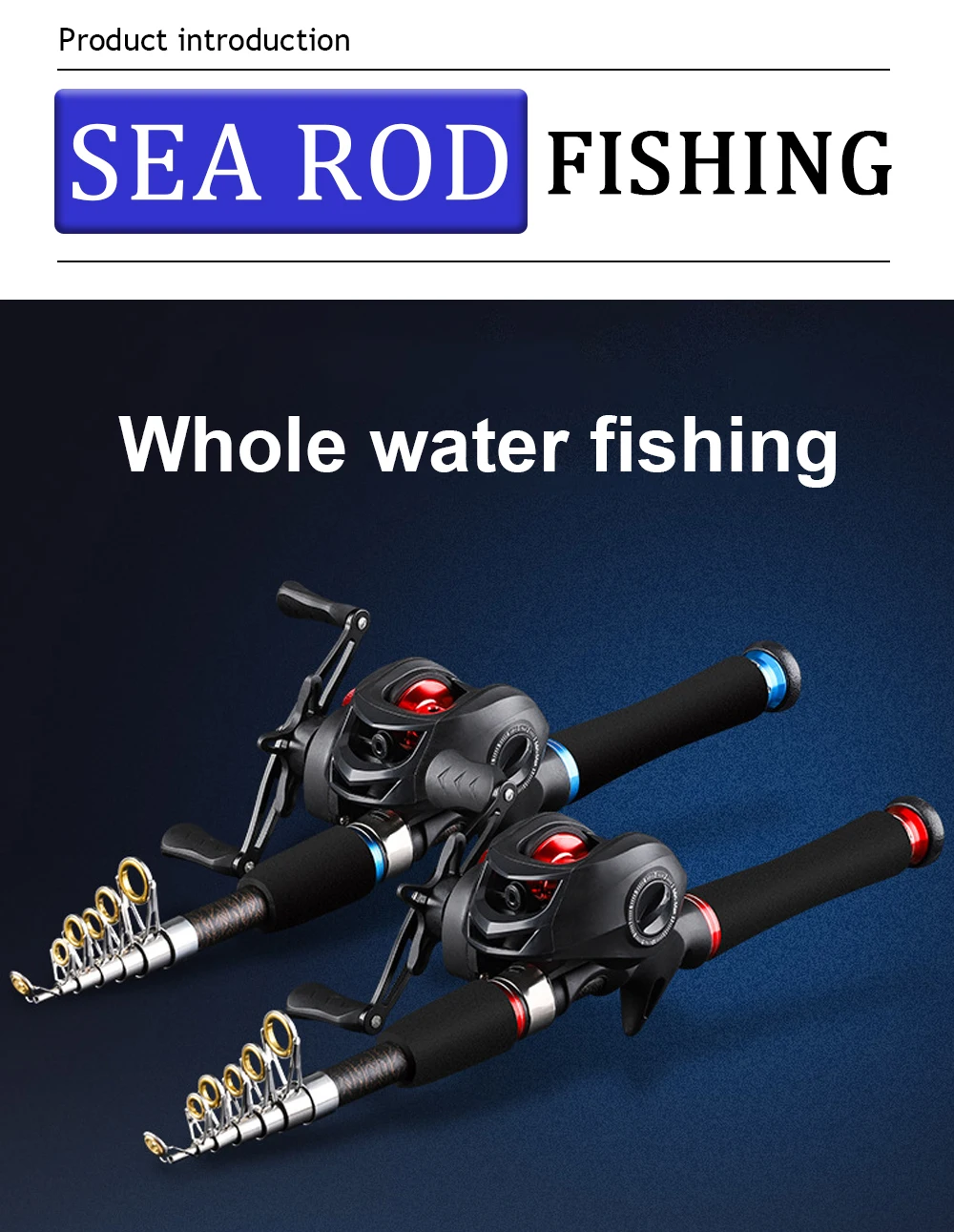 2022 New Fishing Rod 1.5m 1.8m 2.1m 2.4m Carbon Fiber Telescopic ...