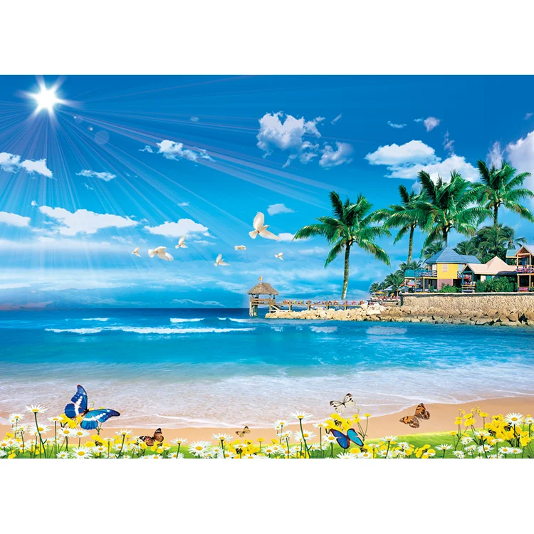 Micro Crystal Seaworld Exterior Porcelain Wall Tile 3D Fish Shop Wall ...