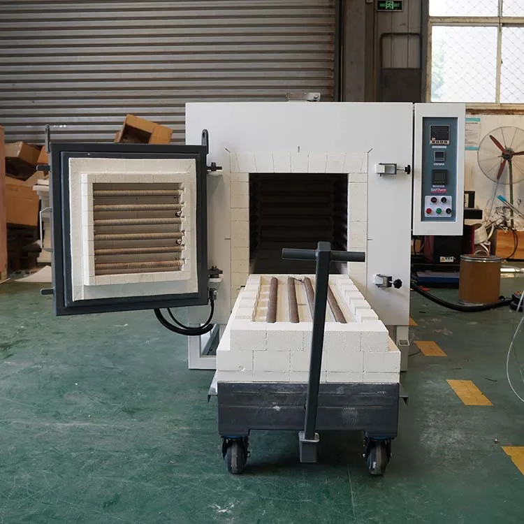 1400C Heat Treatment Ceramic Pottery Sintering Shuttle Kiln Furnace for ...