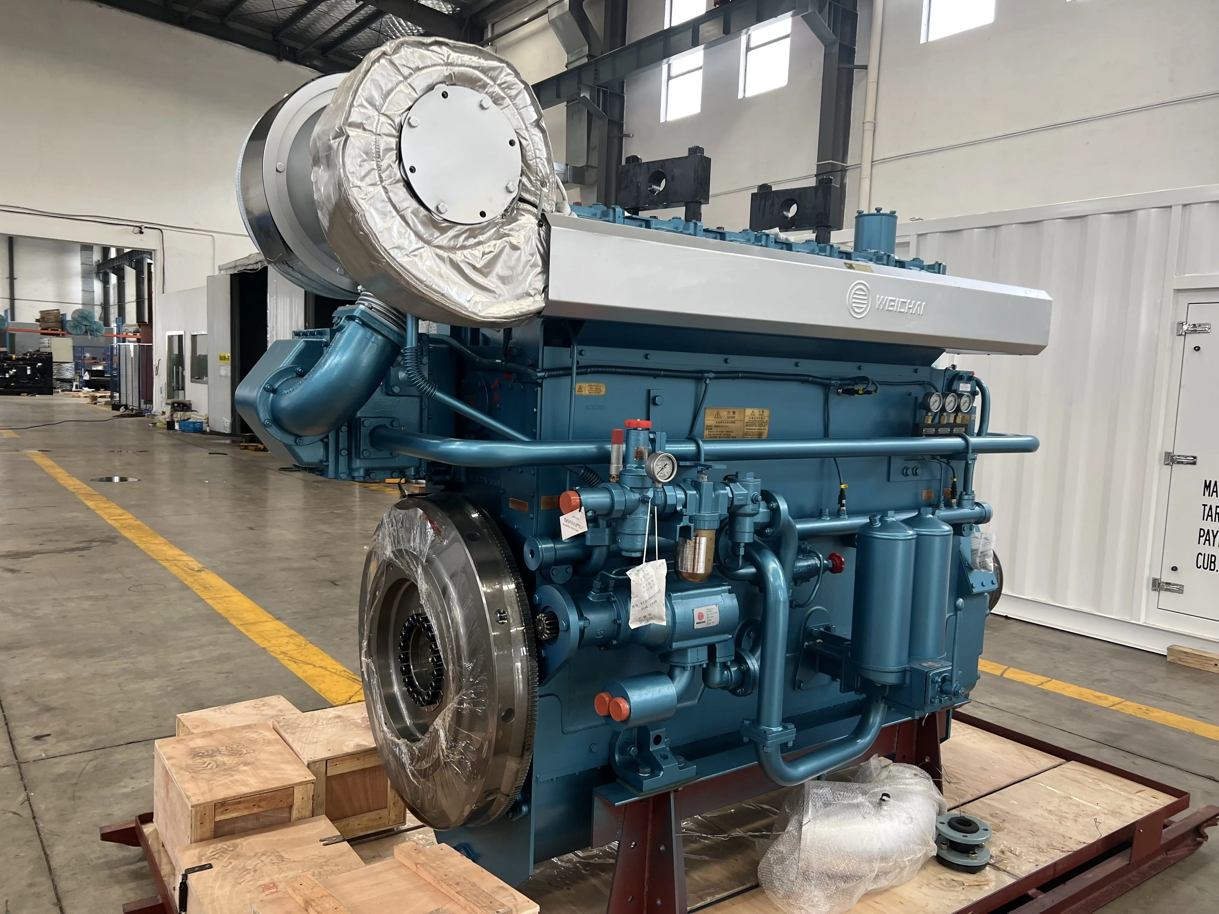 810kw/1102hp/1000rpm Weichai Propulsion Cw6200 Series Marine Diesel ...