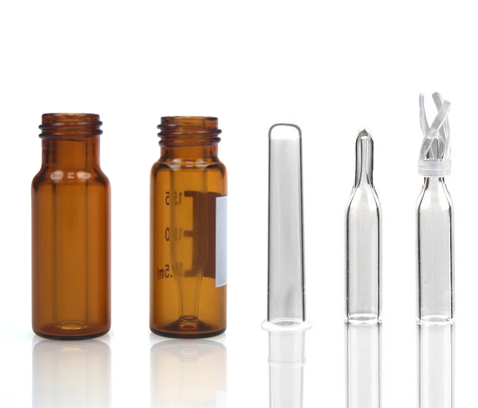 300ul Microinsert Vial Conical Bottom With Assembled Plastic Spring ...