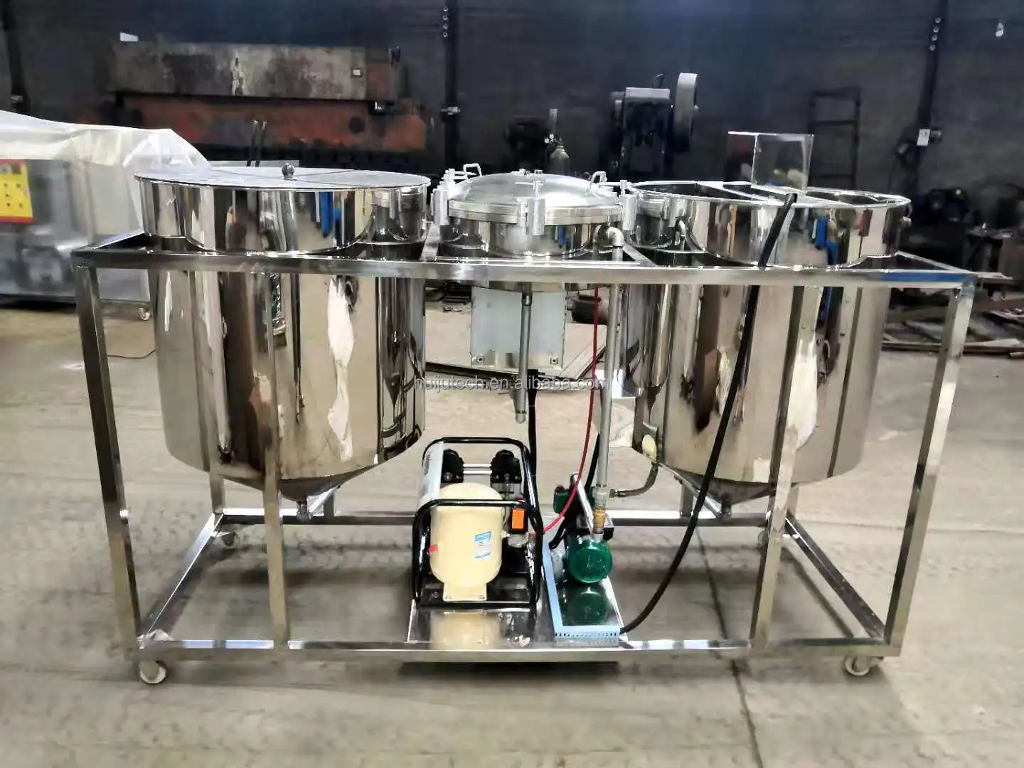 HJ-JLYJ200 Edible Oil Refining Equipment for Crude Oil Refining Process ...