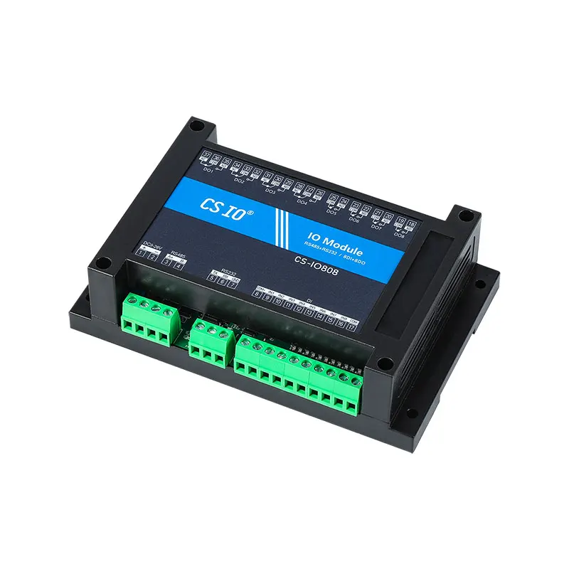 Rs485 I/o Module With 8 Relays 8 Switch Input Support Modbusrtu ...