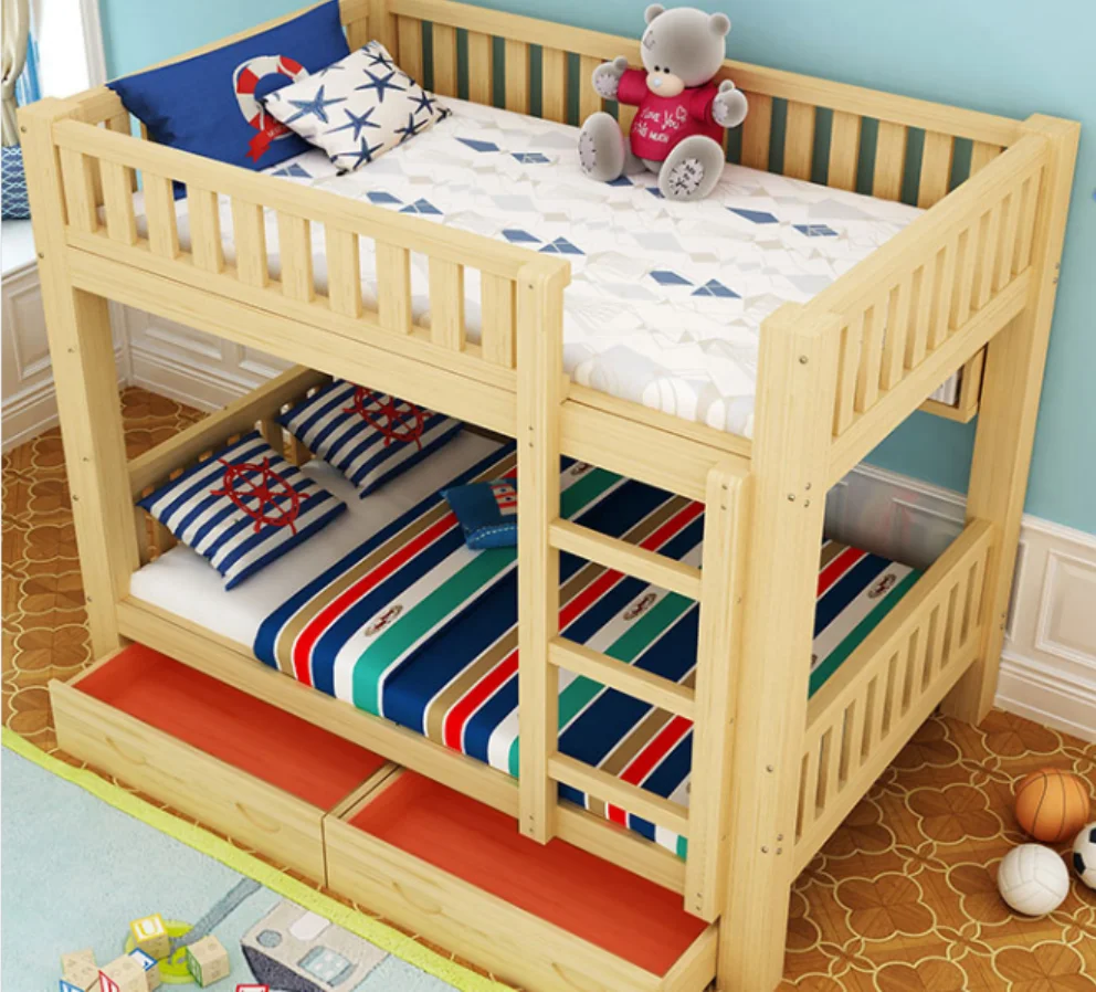 Multifunctional Double Bed,Two-story Children's High And Low Bed,Mother ...