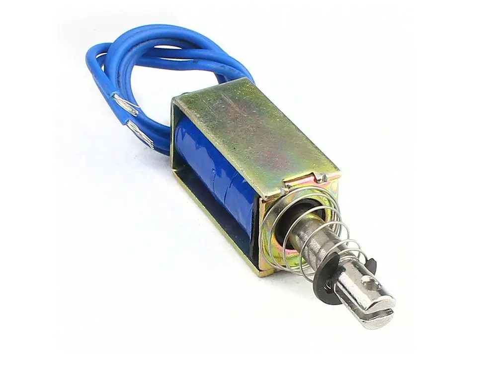 Ly05 Electromagnetic Lock Push-pull Open Frame Electromagnet Dc6v 12v ...