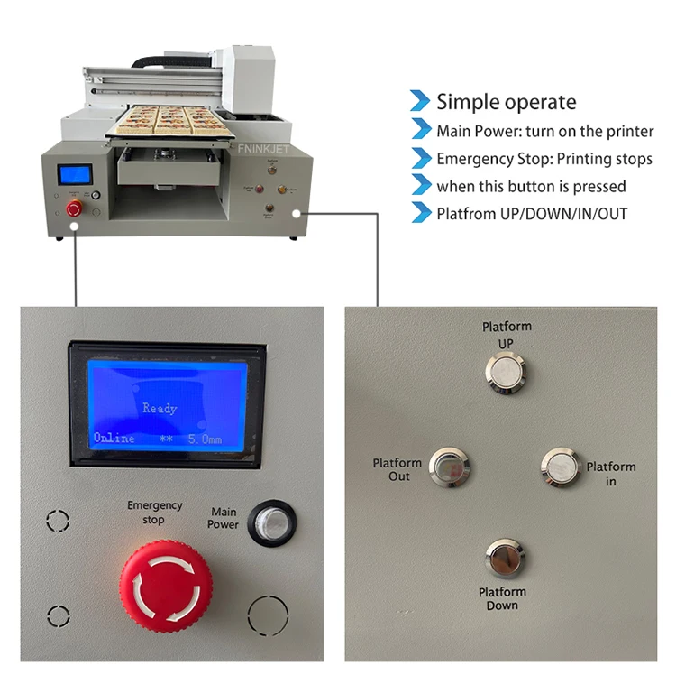 All In One Edible Ink Direct To Food Digital Chocolate-printer Fast ...