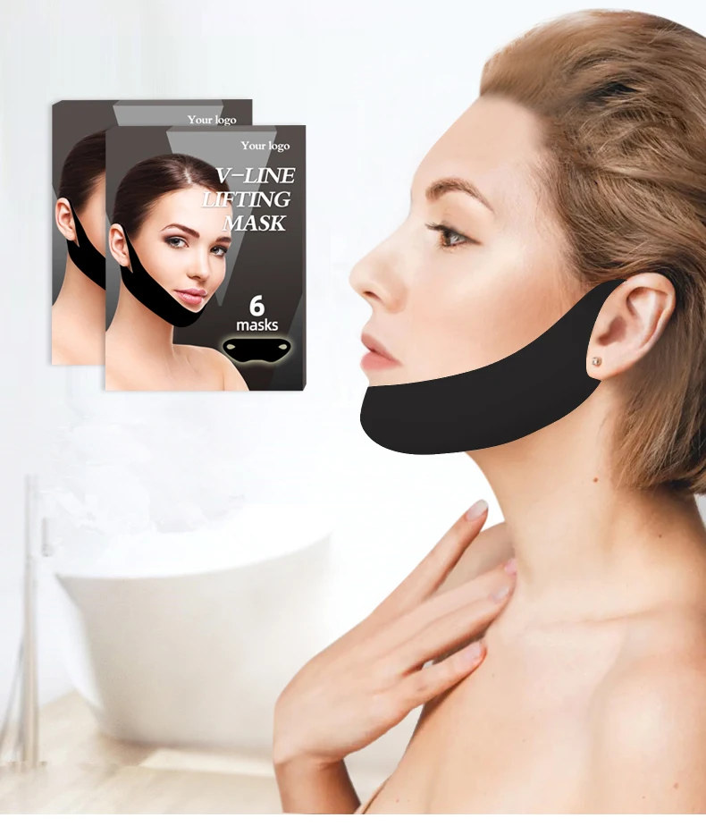 Free Samples V Shaped Slimming Face Mask Double Chin Reducer,V Shape ...
