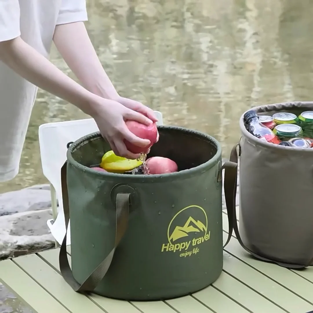 Best Sell Outdoor Fold 10l 20l Water Ice Buckets Durable Pvc Folding ...