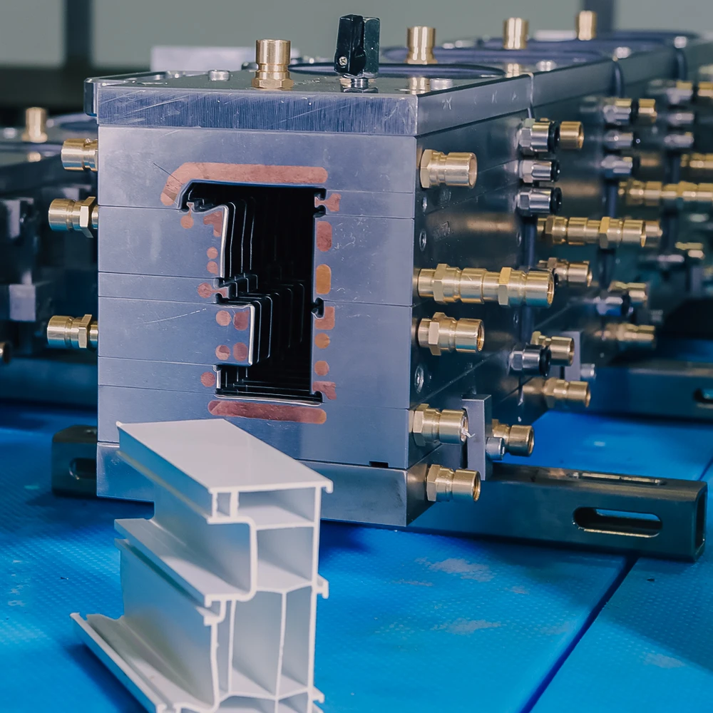 Pvc Plastic Door And Window Extrusion Mold Pvc Double-sided Dual Color ...