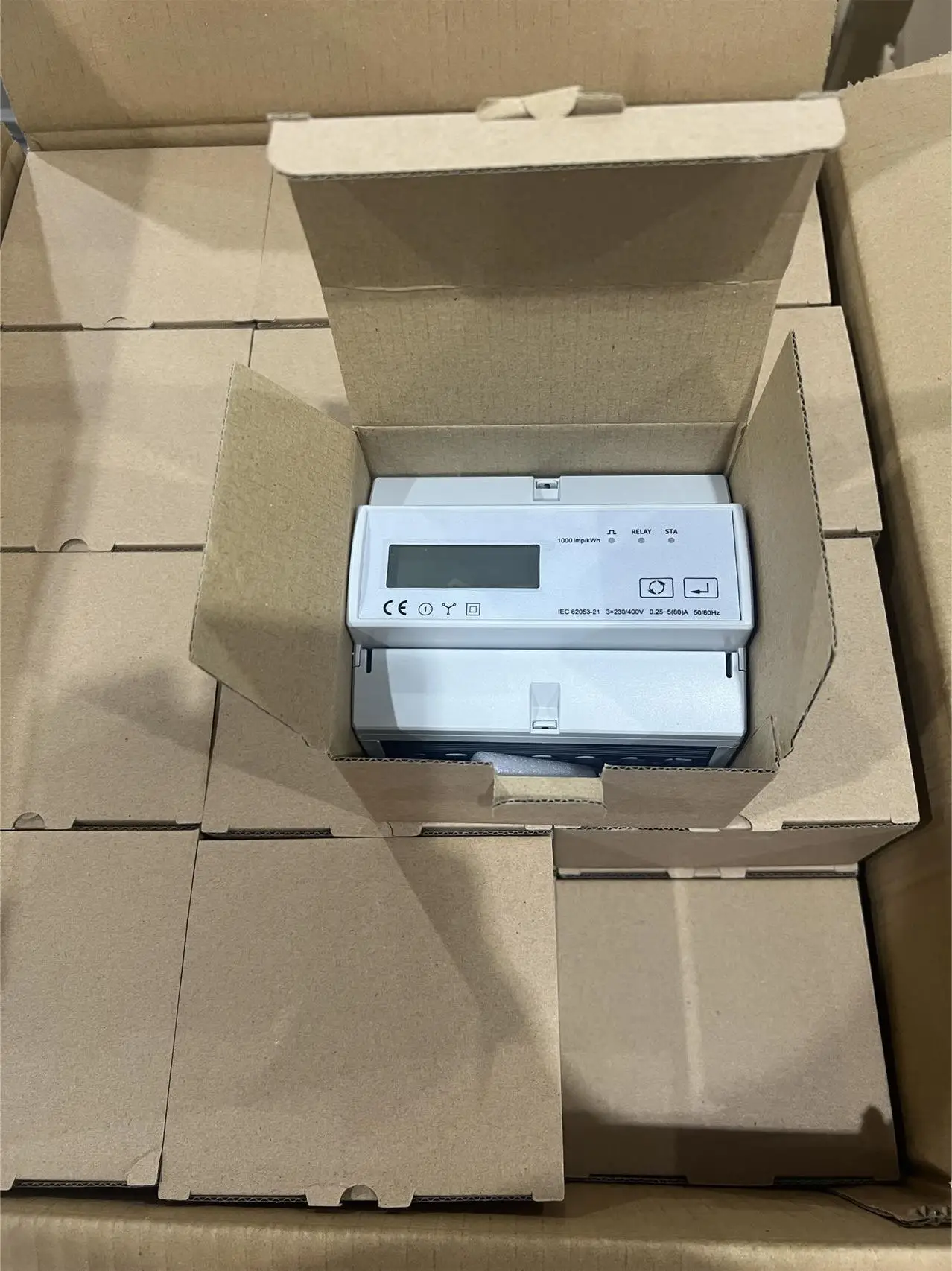 80a Tuya Remote Control Smart Din Rail Single Phase Zigbee Prepaid ...