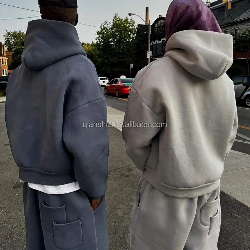 Qianshi Custom High Quality Baggy Tracksuit for Men