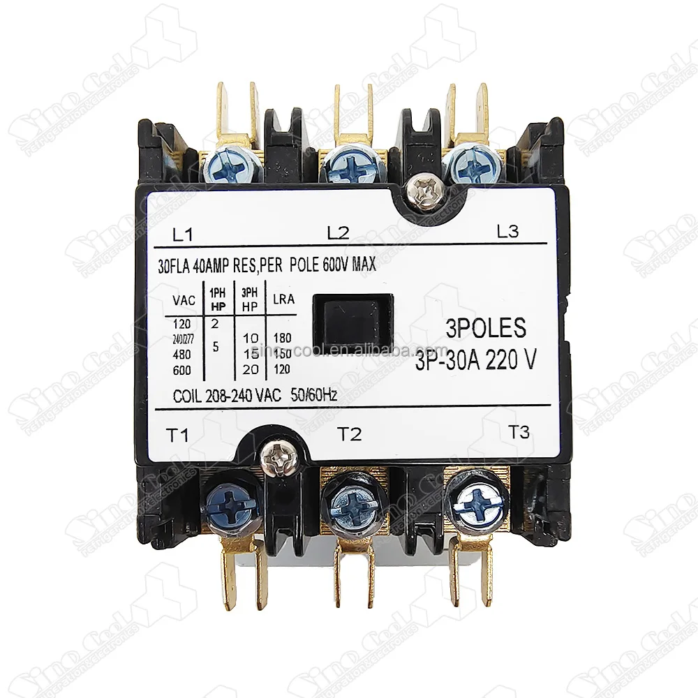Sinocool 3P30A Mini Contactor Relay 220v - Durable & Easy Install