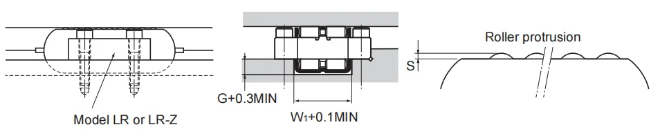Japan Linear Guide Roller Bearing Lr 2055z Linear Roller Bearing ...