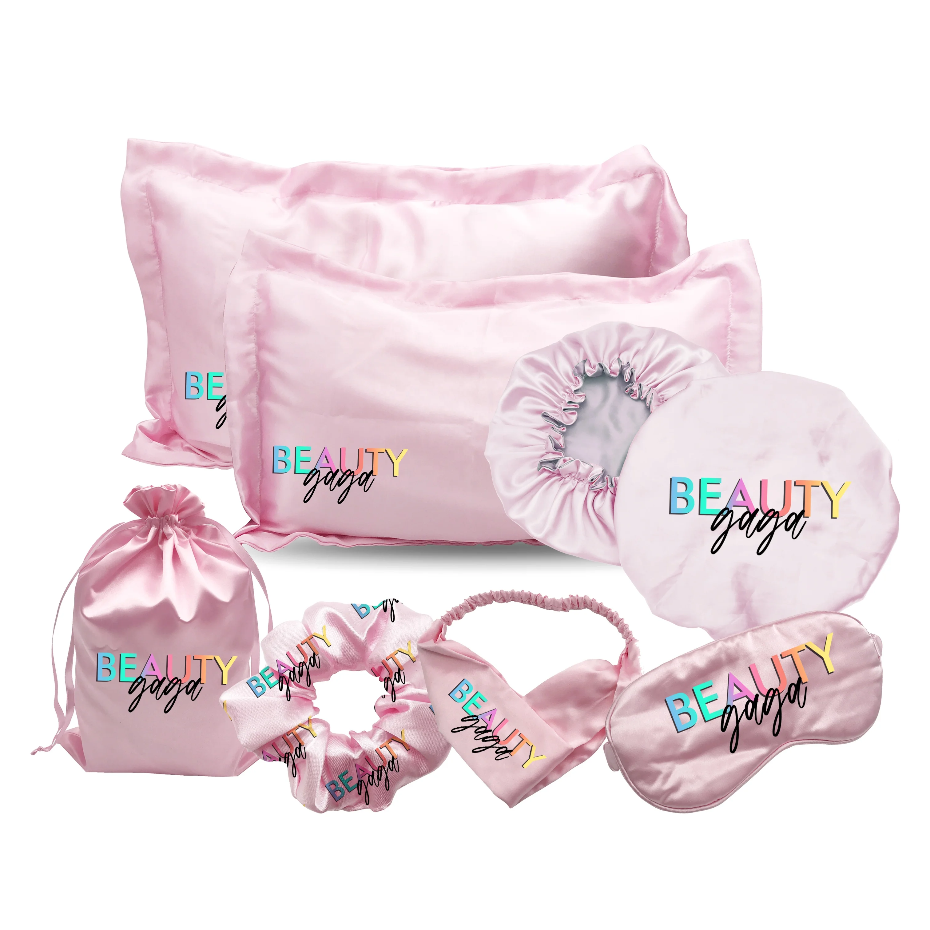 Custom Reversible Silk Bonnet - Satin Hair Wraps with Logo
