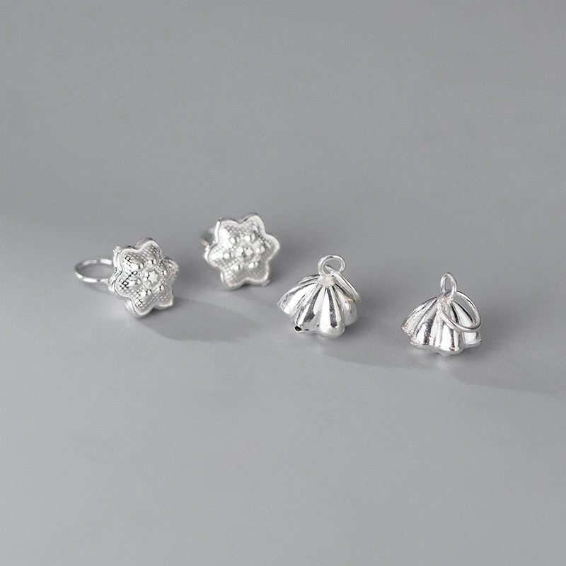 Wholesale 18k Gold Plated Lotus Seedpod Pendant Charm 925 Sterling Silver - Buy Charm 925 ...