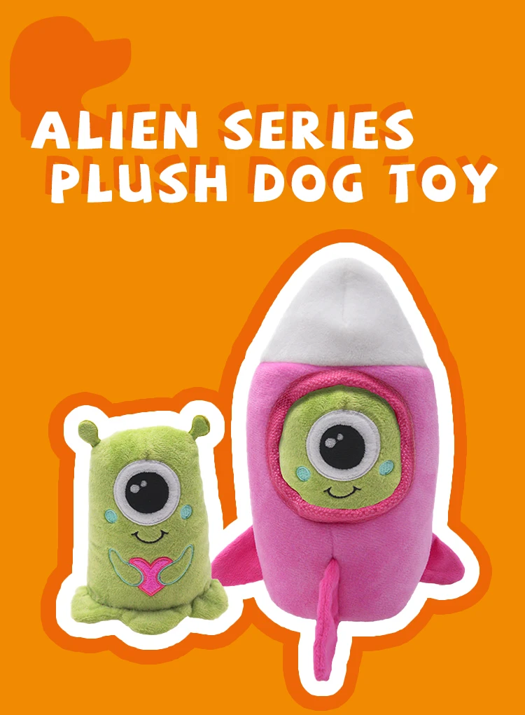 Famipet Custom Alien Series Design Funny Hundespielzeug Soft Stuffed ...